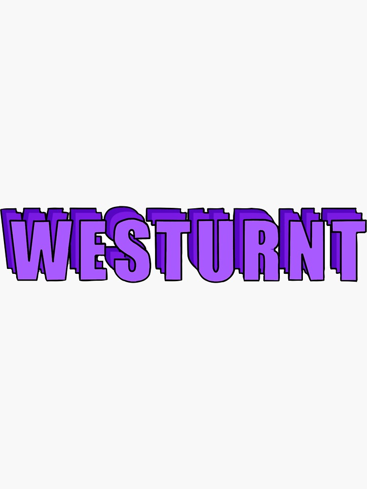 "WESTURNT Western University Sticker" Sticker for Sale by tofukris ...
