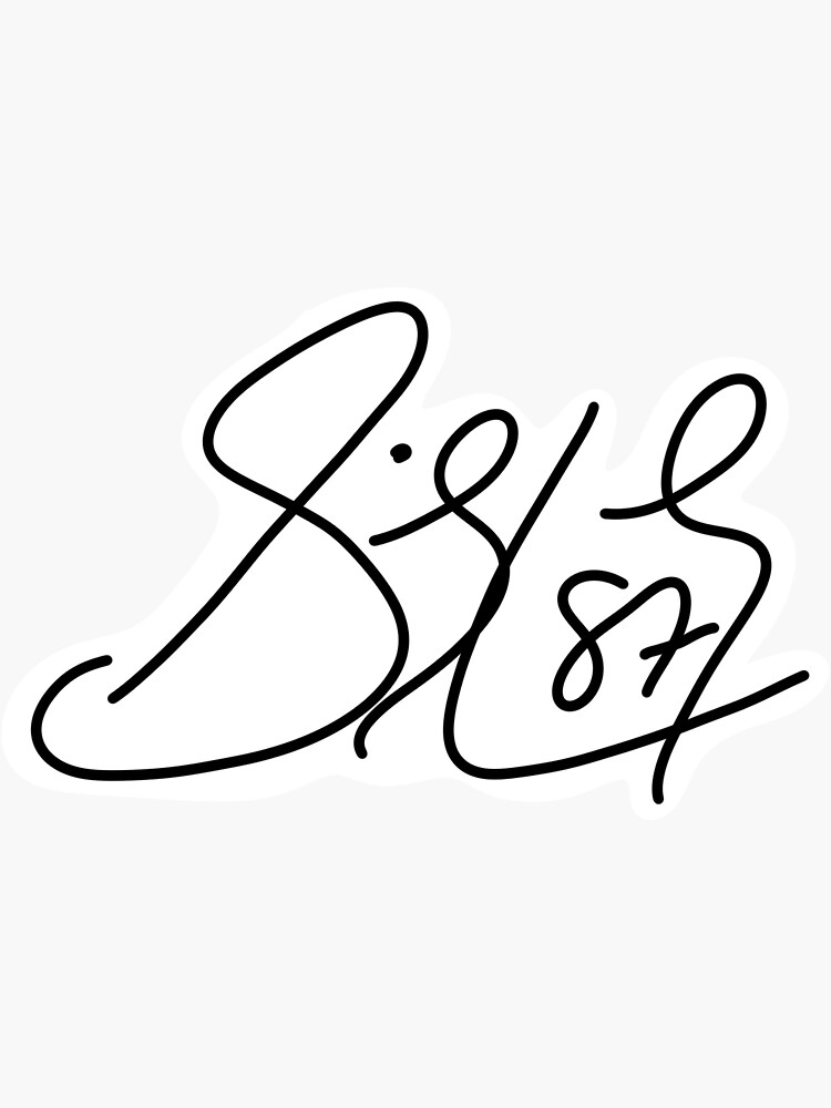 "Sidney Crosby Signature" Sticker for Sale by jenajenamcmc | Redbubble
