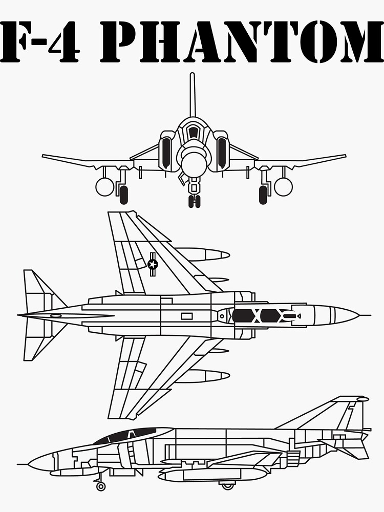 "F-4 Phantom Fighter Jet Airplane Pilot Military Aircraft F4 Gear ...