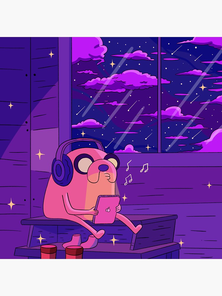 "Vibing" Sticker for Sale by 3aminjupiter | Redbubble