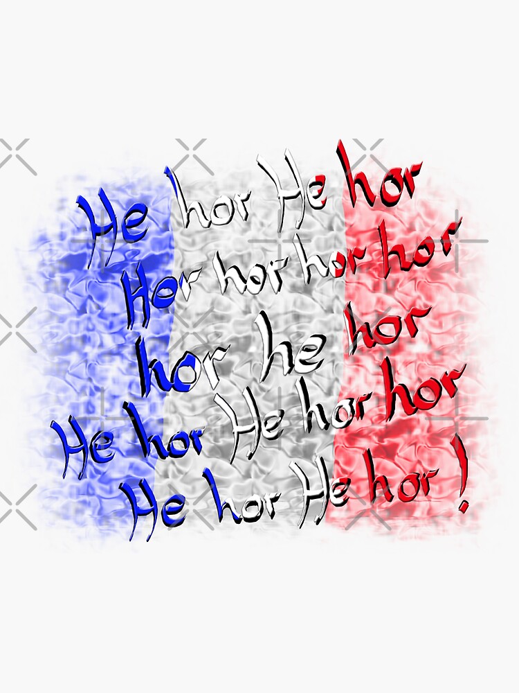 "french national anthem" Sticker for Sale by gruntpig | Redbubble