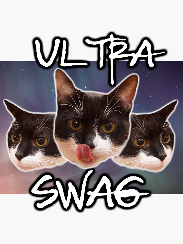 "ULTRA SWAG" Sticker for Sale by WRLDS-VIENNA | Redbubble