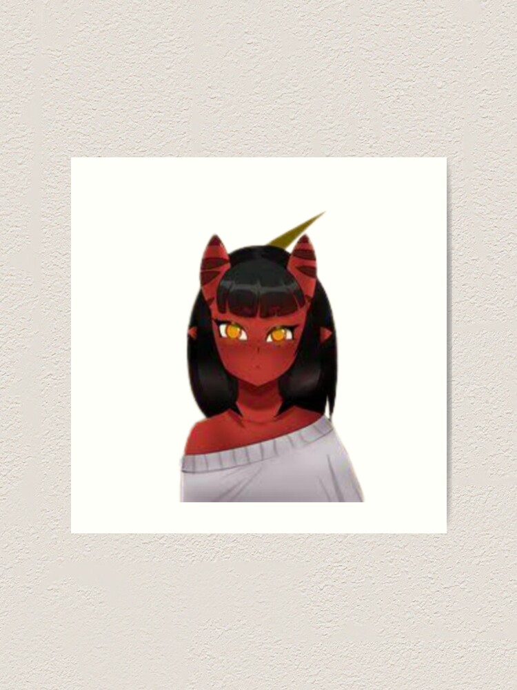 "Meru The Succubus cute trend" Art Print for Sale by AMinooo11 | Redbubble