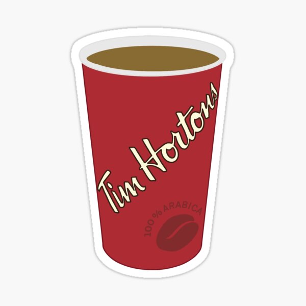 "Tim Hortons Cup Sticker" Sticker for Sale by tofukris | Redbubble