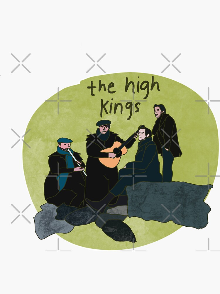 "The High Kings Album Cover" Sticker for Sale by paigeo78 | Redbubble
