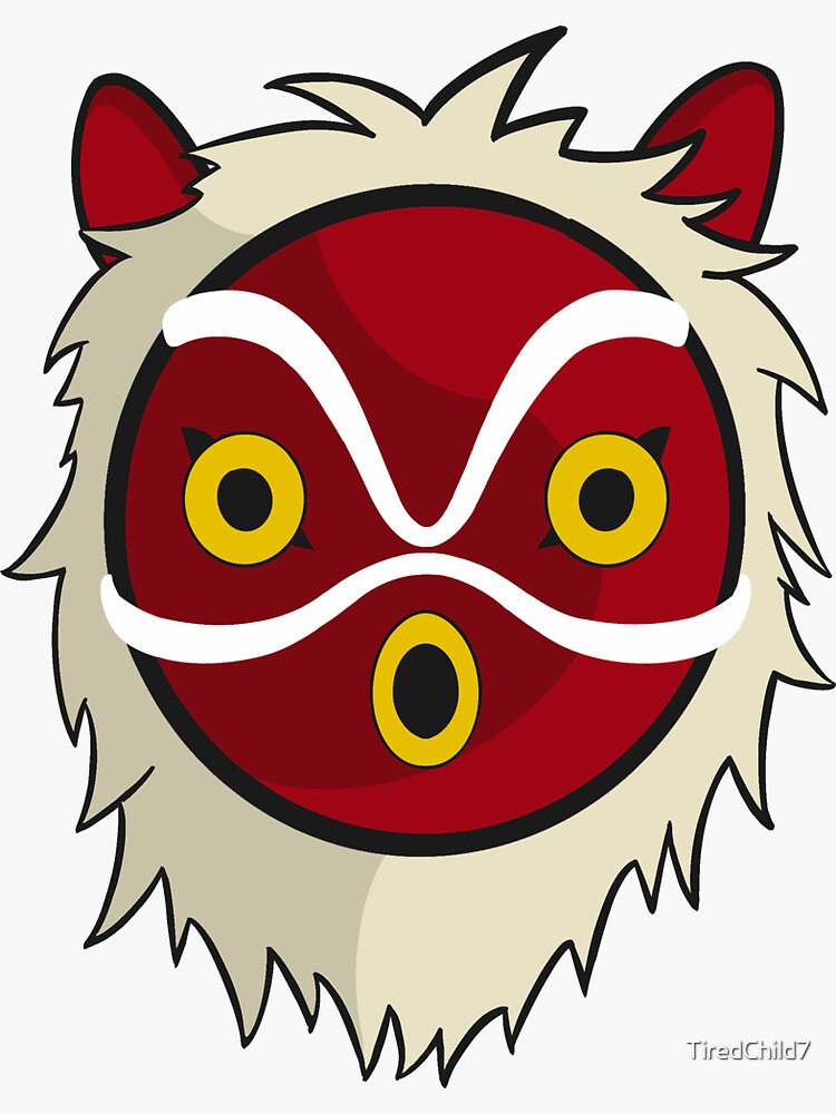 "Anime Mononoke Mask" Sticker for Sale by TiredChild7 | Redbubble