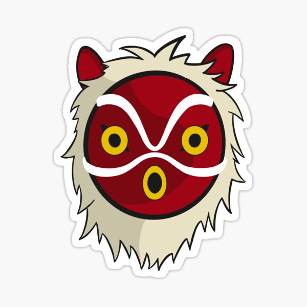 "Anime Mononoke Mask" Sticker for Sale by TiredChild7 | Redbubble