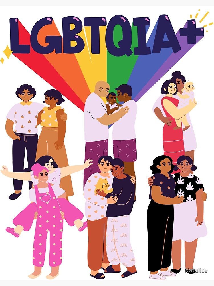 "LGBTQIA +" Poster by Natalice | Redbubble