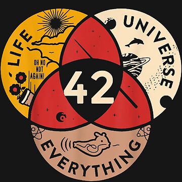 "42 Answer to Life Universe and Everything science Vintage " Classic T ...