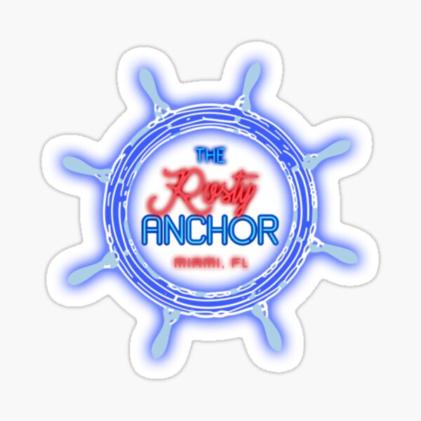 Rusty Anchor Stickers | Redbubble