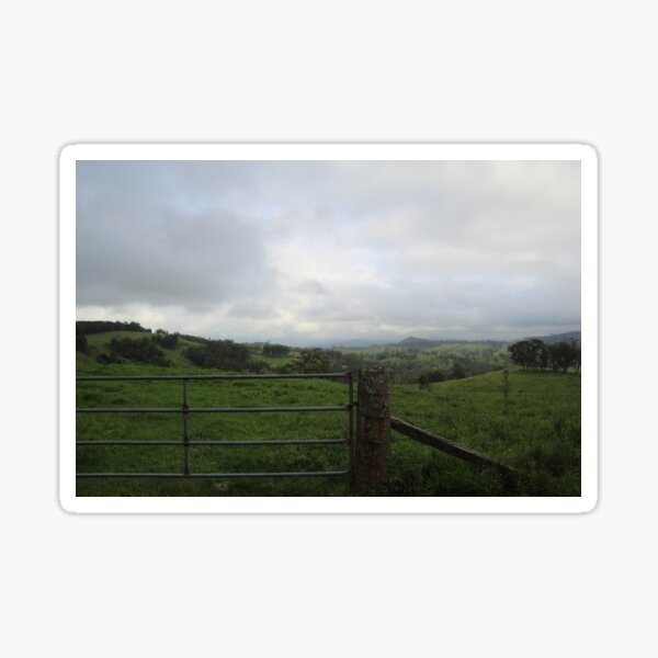 "Country Gate - Rural Photograph" Sticker for Sale by deanworld | Redbubble