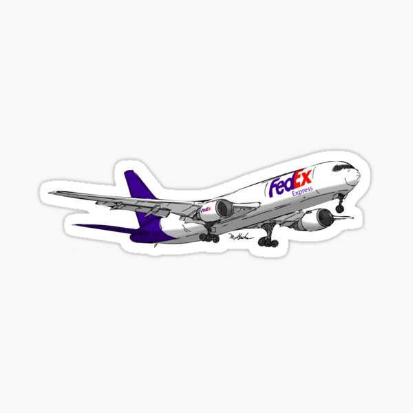 Boeing 767 Stickers | Redbubble