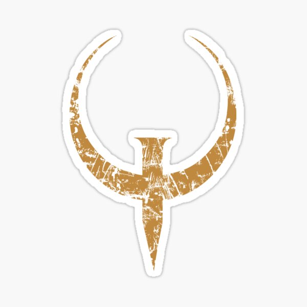 "Quake - Bronze" Sticker for Sale by RemusCB | Redbubble