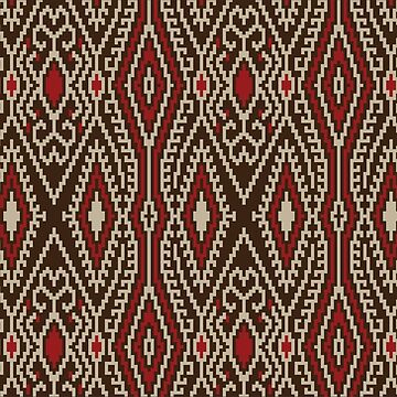 "Ethnic Filipino Tribal Pattern - Tinalak 1" Art Print for Sale by cbgl ...
