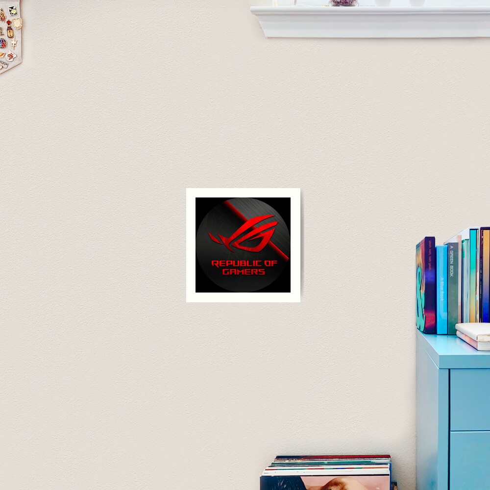 "Asus Rog Strix logo" Art Print for Sale by ArtxcL | Redbubble