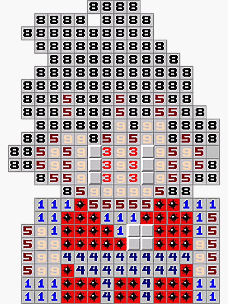 "Dragon Ball Z Goku Minesweeper" Sticker for Sale by Zweeper | Redbubble