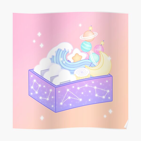 "Cosmic Bento" Poster for Sale by natgreenart | Redbubble