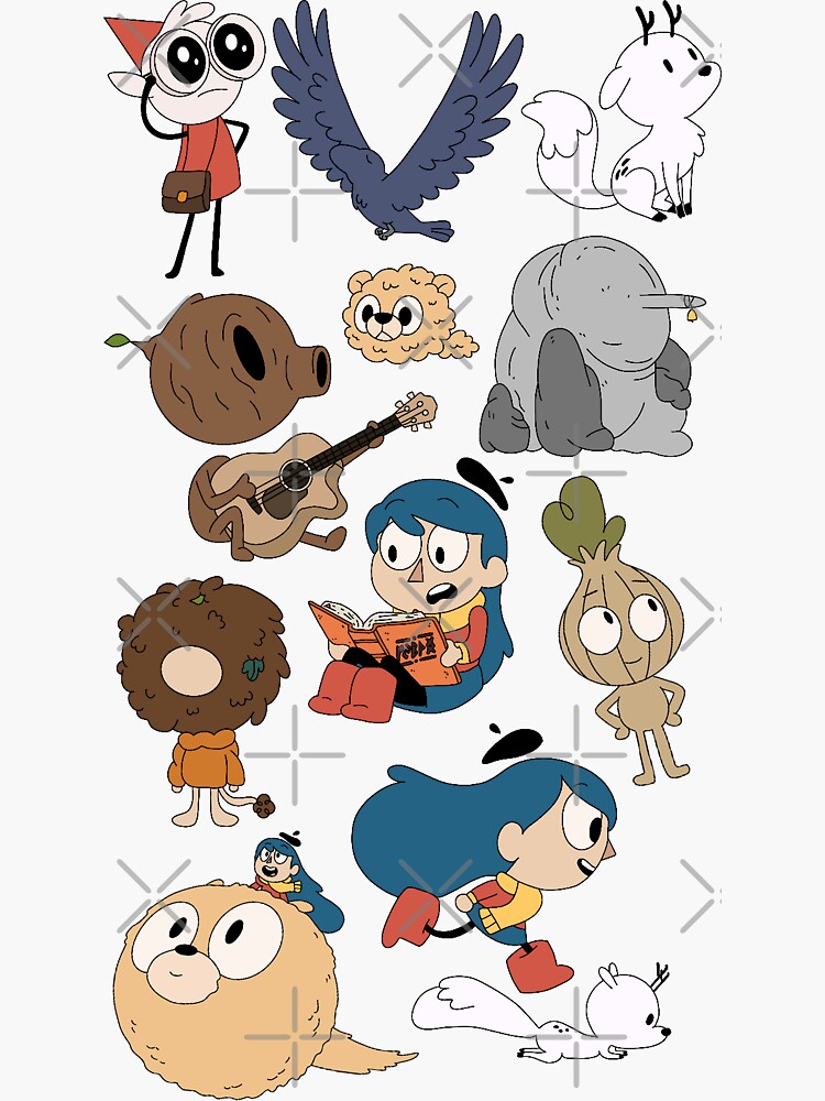 "Hilda & Friends" Sticker for Sale by raquala | Redbubble