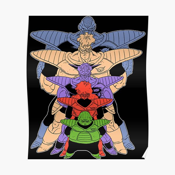 "Ginyu Force from Dragon Ball Z Classic TShirt3181" Poster for Sale by ...