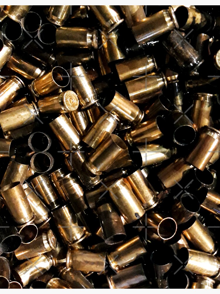 "Empty Gun Shells" Sticker for Sale by Pigeonsdesigns | Redbubble