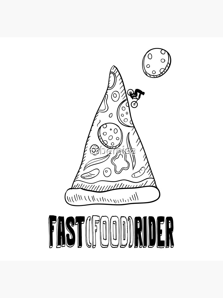 "Fast(food) Rider" Poster by tabemisa | Redbubble