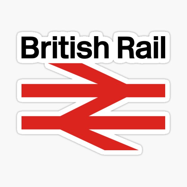 "BRITISH RAIL" Sticker for Sale by DRIPPED-STORE | Redbubble
