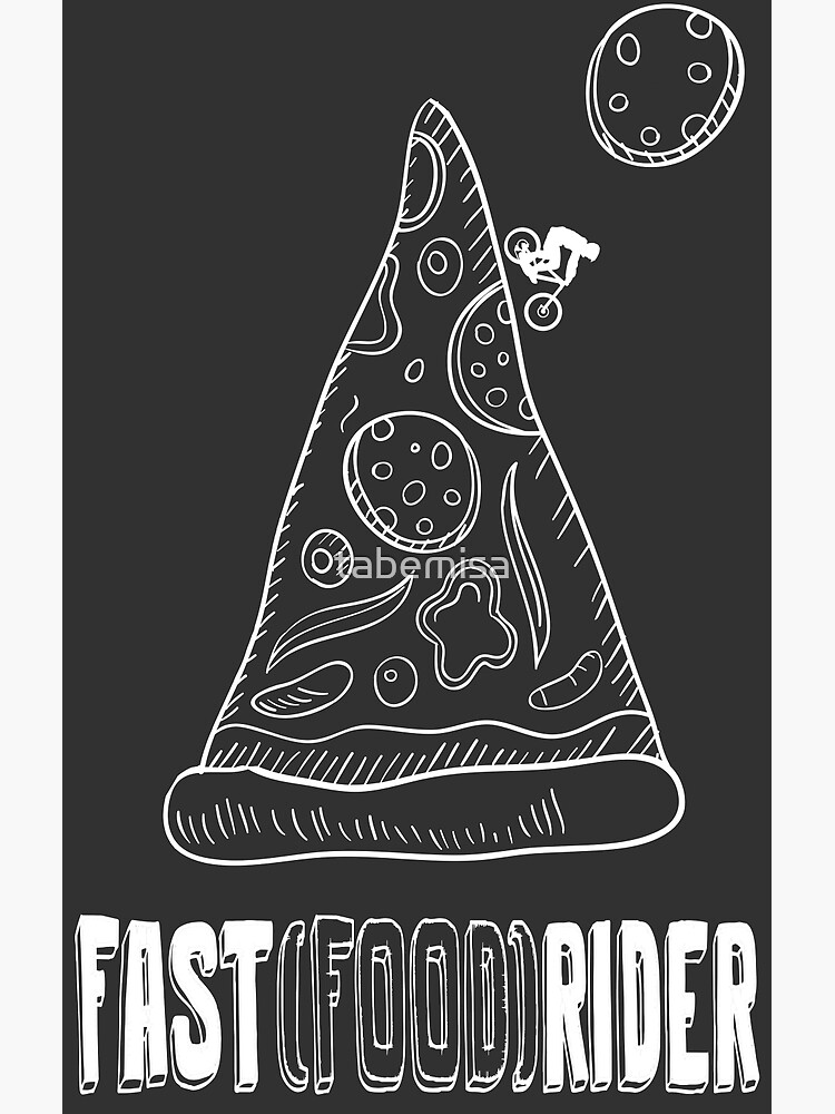 "Fast(food) Rider" Poster for Sale by tabemisa | Redbubble