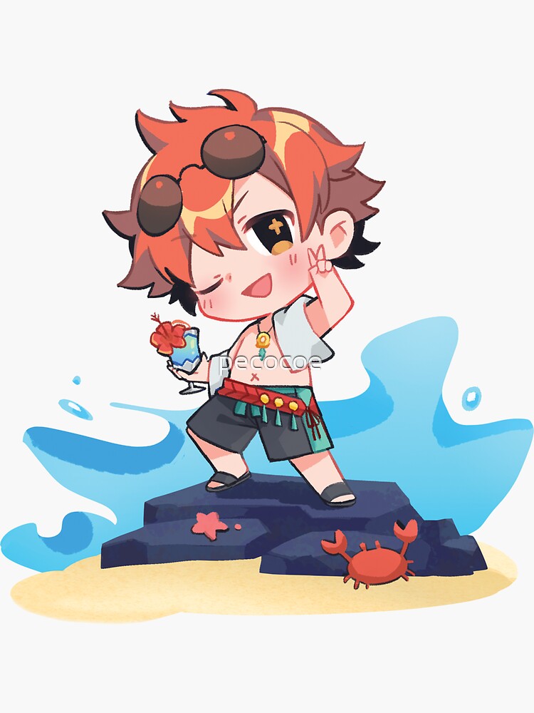 "Summer Sylvain" Sticker for Sale by pecocoe | Redbubble
