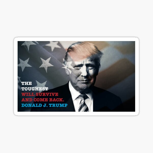 "Donald Trump sticker" Sticker for Sale by TRUMP-STICKERS | Redbubble