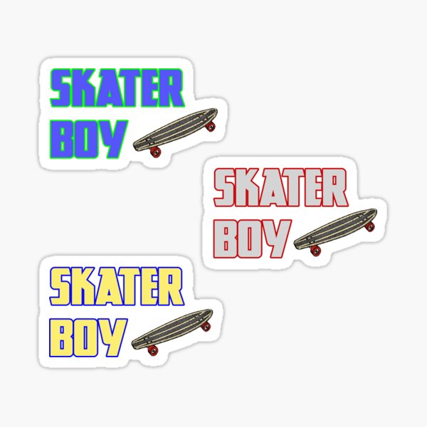 "Skater Boy" Sticker by b-for-blueberry | Redbubble