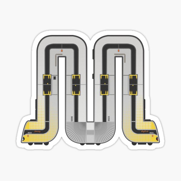 "Greater Manchester Metrolink tram GMPTE TFGM M-Blem" Sticker for Sale ...