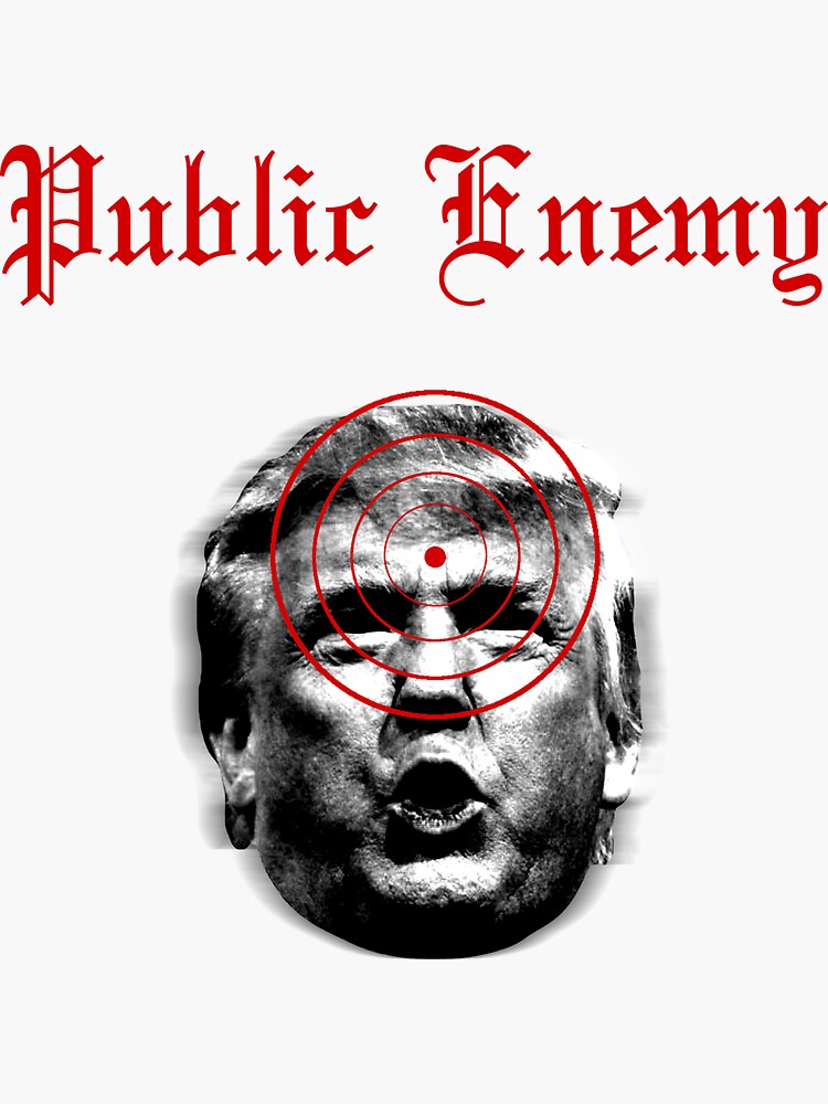 "Public Enemy" Sticker for Sale by xzeeth | Redbubble