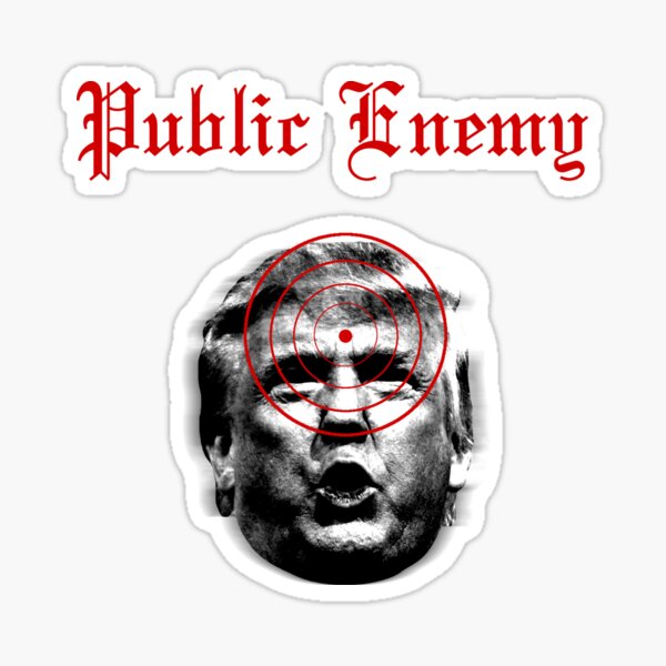 "Public Enemy" Sticker for Sale by xzeeth | Redbubble