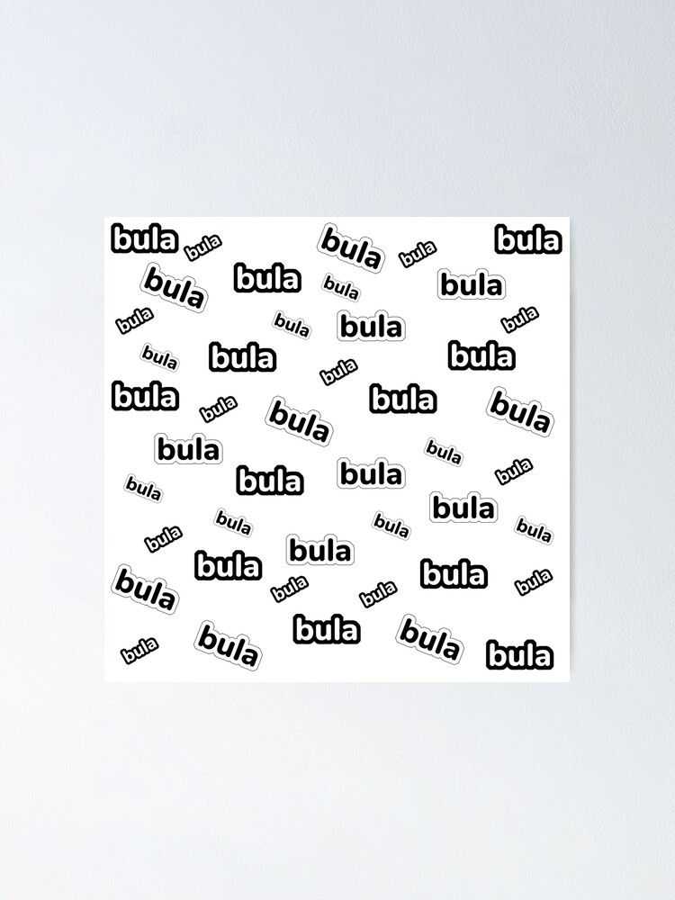 "Bula Fijian Hello Language Design " Poster for Sale by Islandize ...
