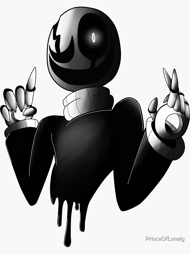 "Dr. WD Gaster" Sticker by PrinceOfLonely | Redbubble