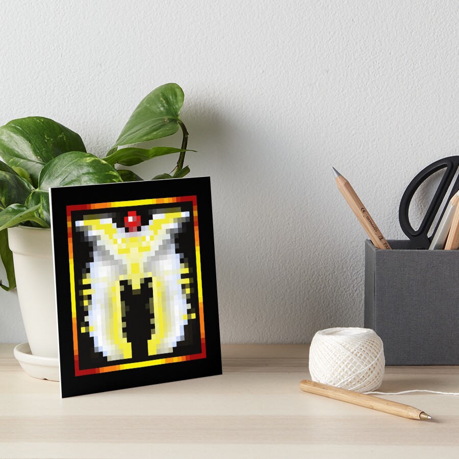 "Legendary Healer Hood Pixel" Art Board Print for Sale by maloiko ...