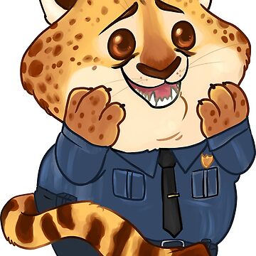 "benjamin clawhauser" Sticker for Sale by Alice RL | Redbubble