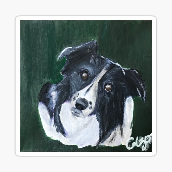 "Sheba" Sticker for Sale by ColleenBeersArt | Redbubble