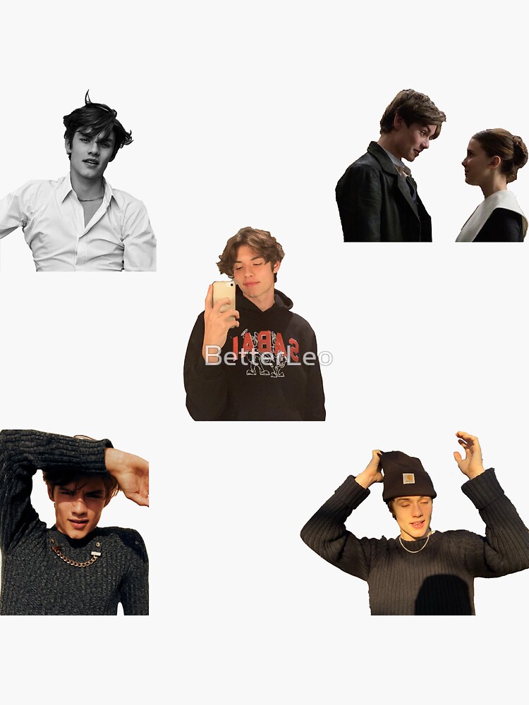 "Louis Partridge Pack Perfect Gift" Sticker for Sale by BetterLeo ...