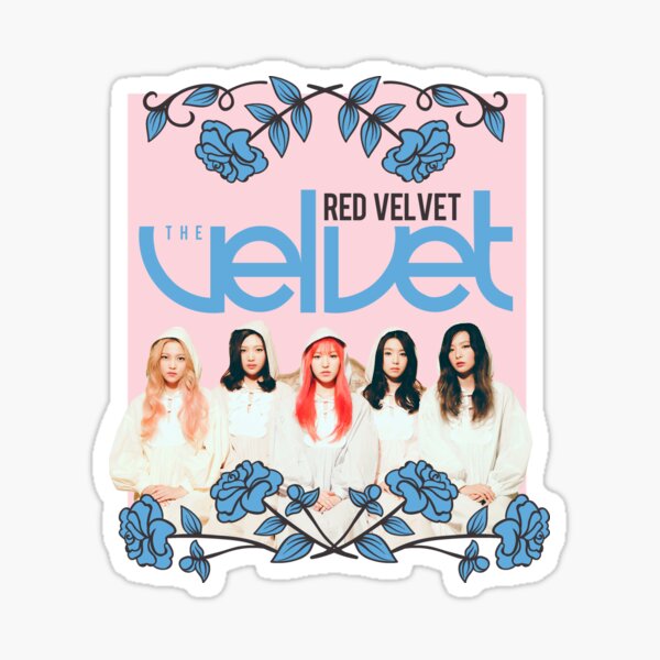 "RED VELVET The Velvet" Sticker for Sale by skeletonvenus | Redbubble