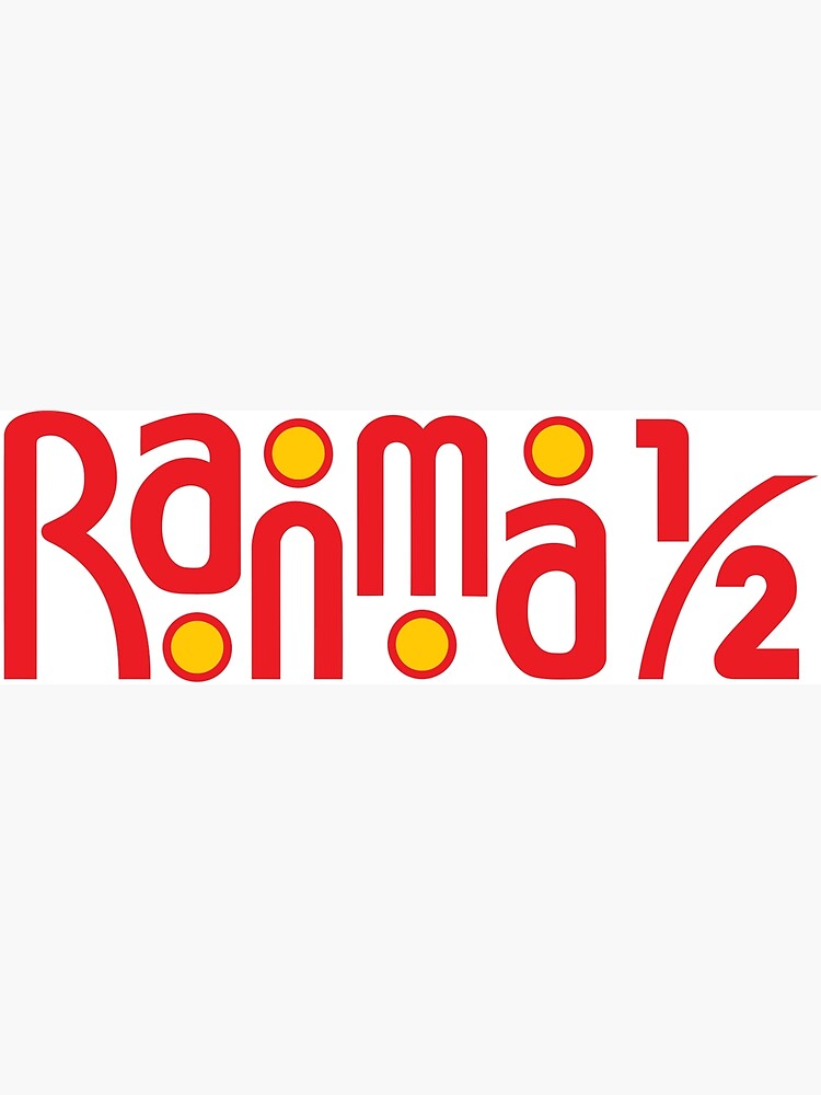 "Ranma 1/2 Logo" Poster by ArtxcL | Redbubble