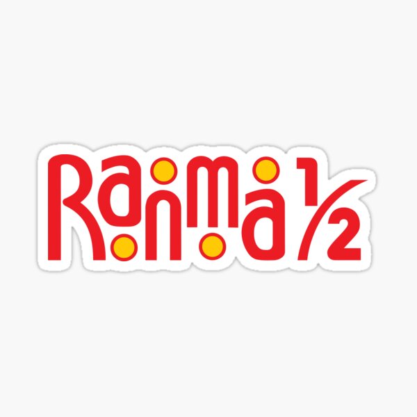 "Ranma 1/2 Logo" Sticker by ArtxcL | Redbubble