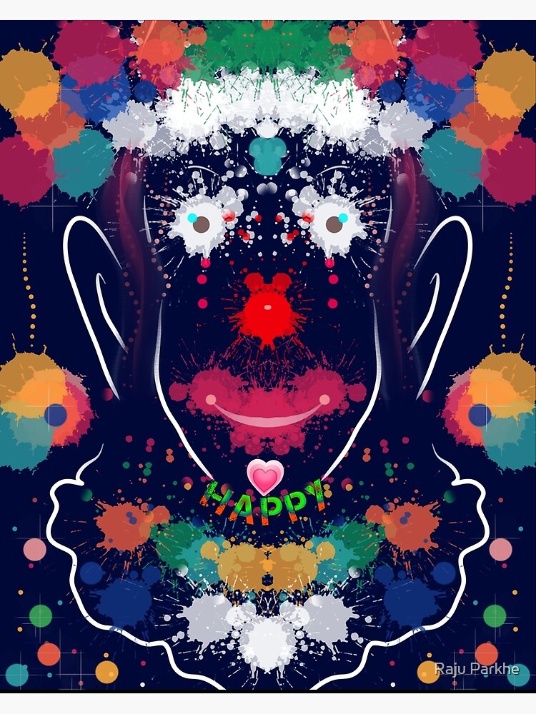 "Happy Art" Poster for Sale by Yash5758 | Redbubble