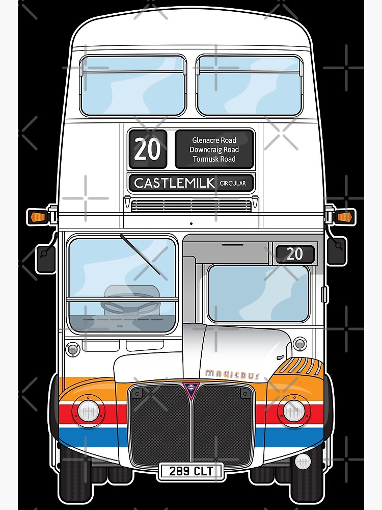 "Stagecoach Magicbus Routemaster Bus 80s 289CLT Illustration ...