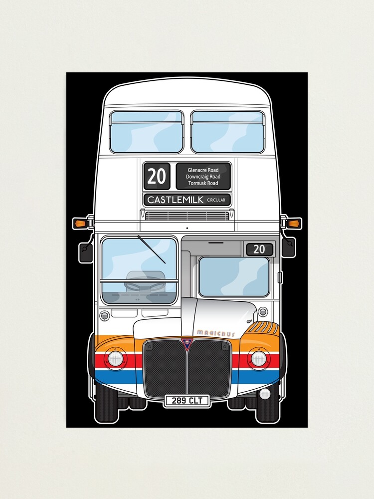 "Stagecoach Magicbus Routemaster Bus 80s 289CLT Illustration ...