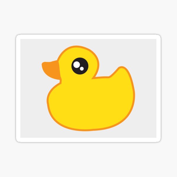 "Cute yellow ducks" Sticker for Sale by Funny-quotes01 | Redbubble