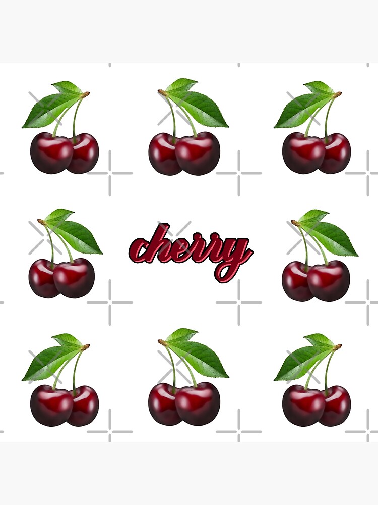 "Cherry sticker pack" Poster by BadNostalgia | Redbubble