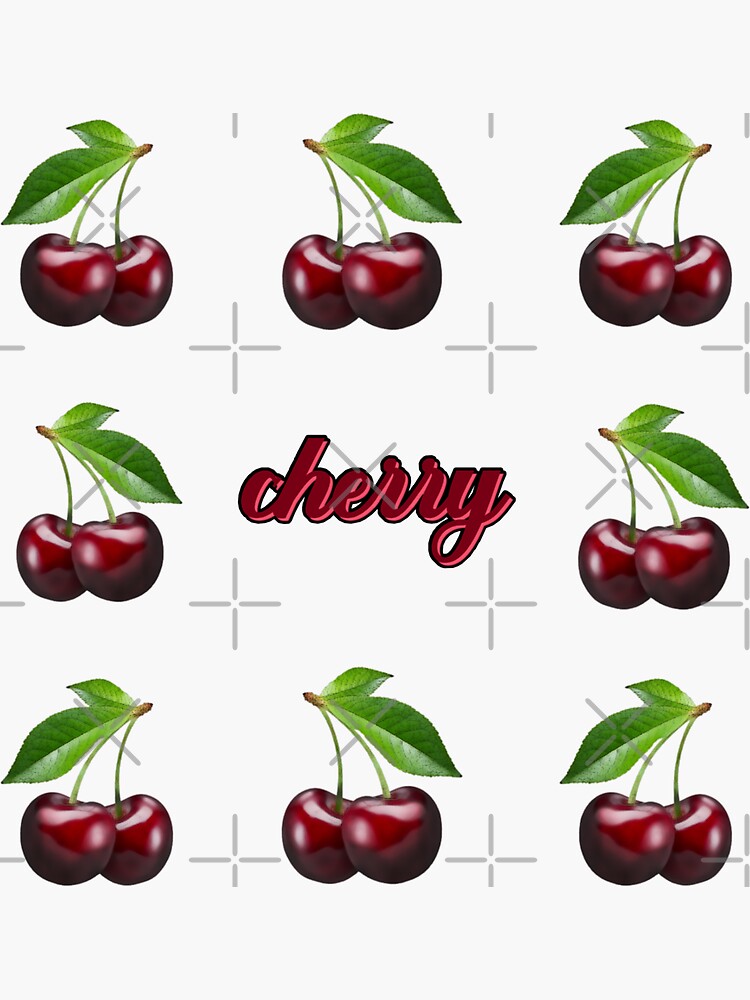 "Cherry sticker pack" Sticker for Sale by BadNostalgia | Redbubble