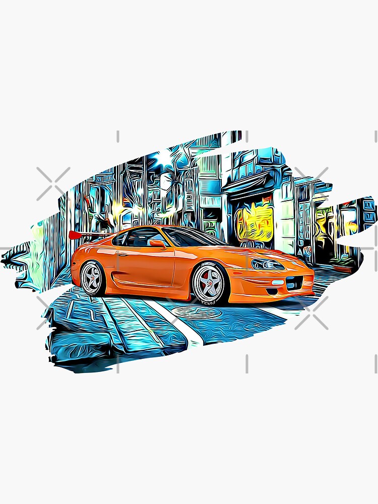 "Supra Tokyo Night Print" Sticker for Sale by Auto-Prints | Redbubble