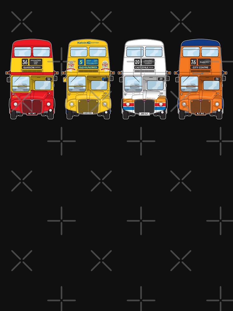 "Scottish Routemaster Bus Illustration Clydeside, Kelvin Scottish ...